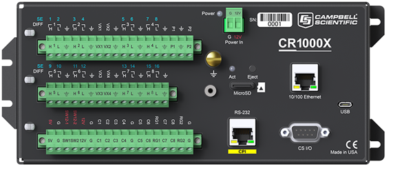 CR1000X数据采集器 - 北京萨维福特科技有限公司